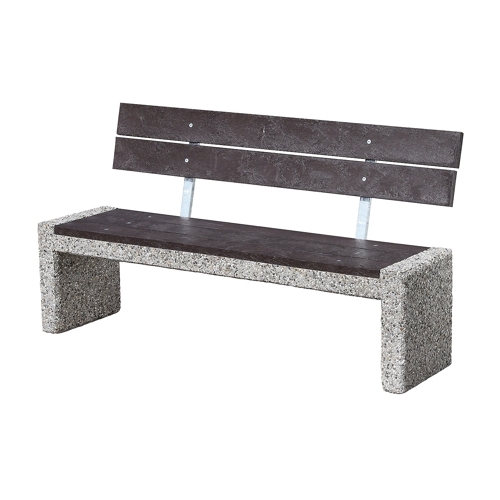 Beton pad háttámlával :: Streetbútor